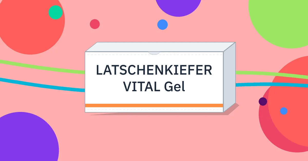 Symbolbild: Packung mit der Aufschrift LATSCHENKIEFER VITAL Gel (PZN 02699719) – Verfügbarkeit und Bezug in Apotheken in Frankfurt am Main