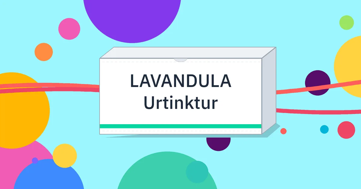 Symbolbild: Packung mit der Aufschrift LAVANDULA Urtinktur (PZN 07172098) – Verfügbarkeit und Bezug in Apotheken in Frankfurt am Main