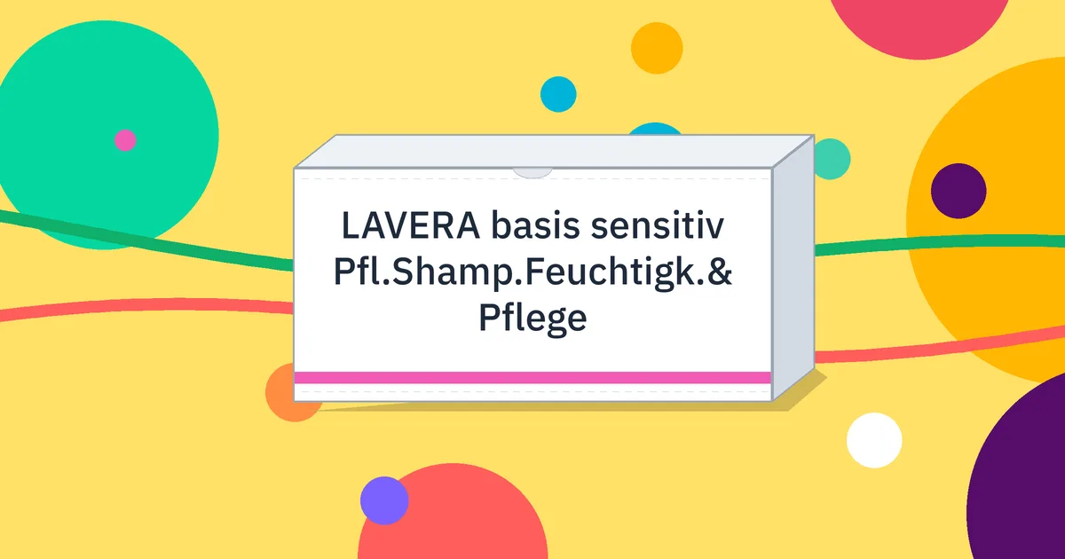 Symbolbild: Packung mit der Aufschrift LAVERA basis sensitiv Pfl.Shamp.Feuchtigk.& Pflege (PZN 18163122) – Verfügbarkeit und Bezug in Apotheken in Frankfurt am Main