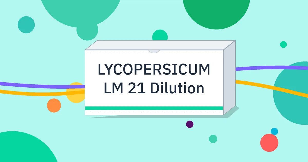 Symbolbild: Packung mit der Aufschrift LYCOPERSICUM LM 21 Dilution (PZN 13537670) – Verfügbarkeit und Bezug in Apotheken in Frankfurt am Main