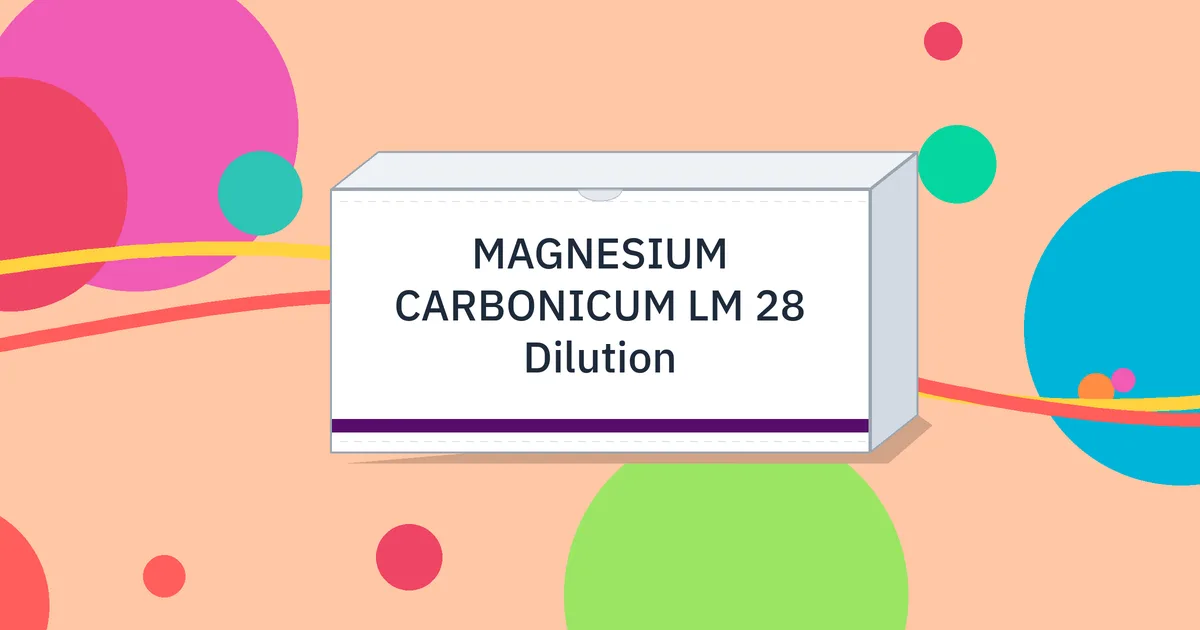 Symbolbild: Packung mit der Aufschrift MAGNESIUM CARBONICUM LM 28 Dilution (PZN 12937203) – Verfügbarkeit und Bezug in Apotheken in Frankfurt am Main
