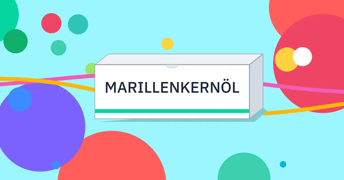 Symbolbild: Packung mit der Aufschrift MARILLENKERNÖL (PZN 18251398) – Verfügbarkeit und Bezug in Apotheken in Frankfurt am Main