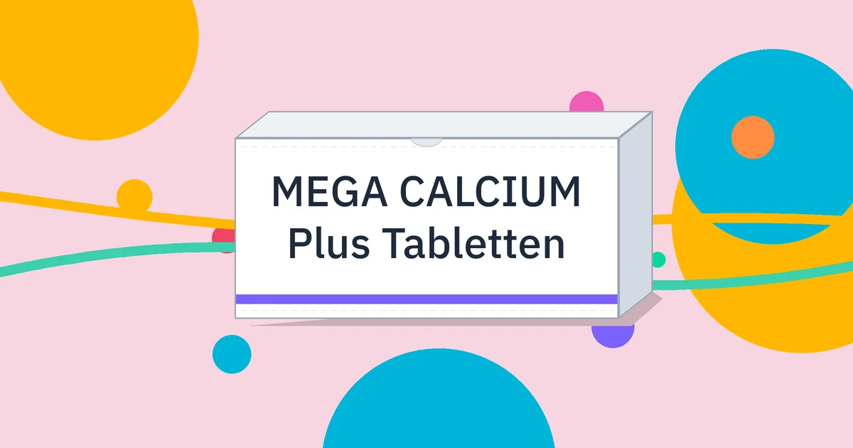 Symbolbild: Packung mit der Aufschrift MEGA CALCIUM Plus Tabletten (PZN 06919106) – Verfügbarkeit und Bezug in Apotheken in Frankfurt am Main