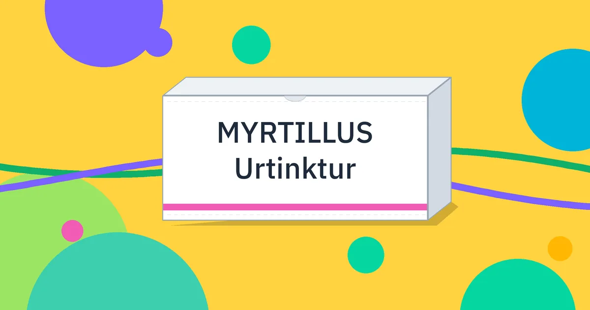 Symbolbild: Packung mit der Aufschrift MYRTILLUS Urtinktur (PZN 02103572) – Verfügbarkeit und Bezug in Apotheken in Frankfurt am Main