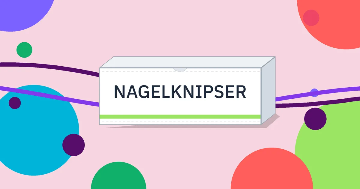 Symbolbild: Packung mit der Aufschrift NAGELKNIPSER (PZN 01966785) – Verfügbarkeit und Bezug in Apotheken in Frankfurt am Main