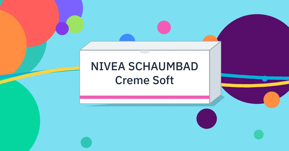 Symbolbild: Packung mit der Aufschrift NIVEA SCHAUMBAD Creme Soft (PZN 20723031) – Verfügbarkeit und Bezug in Apotheken in Frankfurt am Main