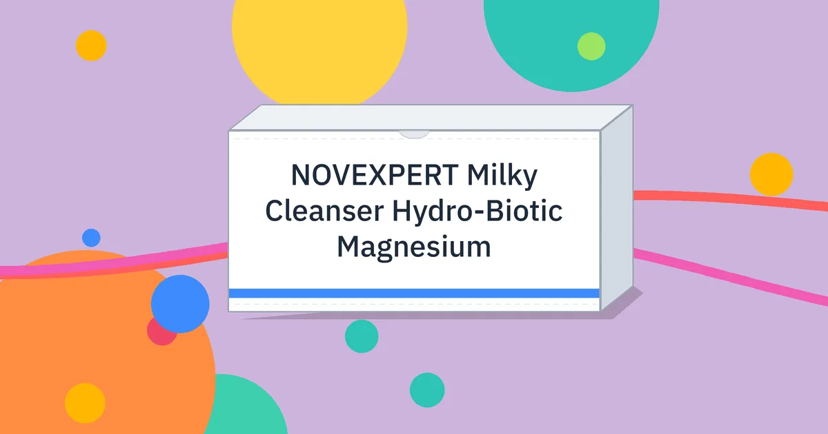 Symbolbild: Packung mit der Aufschrift NOVEXPERT Milky Cleanser Hydro-Biotic Magnesium (PZN 19147616) – Verfügbarkeit und Bezug in Apotheken in Frankfurt am Main