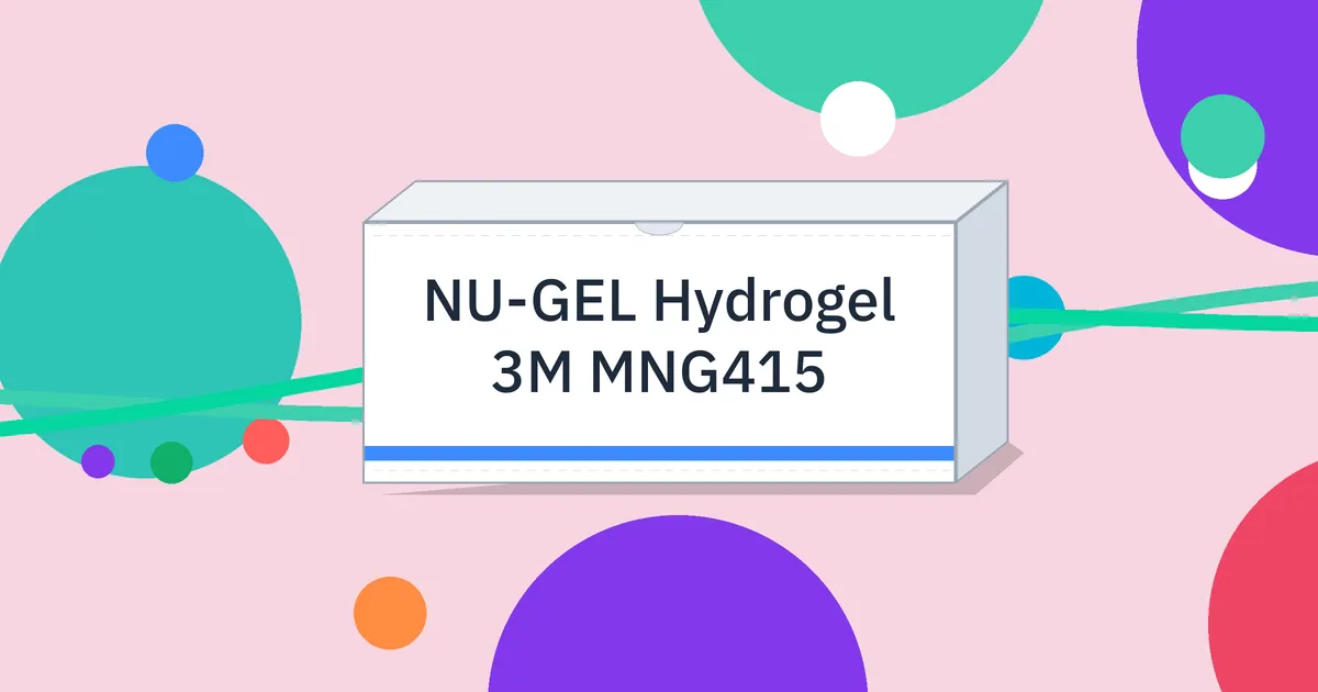 Symbolbild: Packung mit der Aufschrift NU-GEL Hydrogel 3M MNG415 (PZN 19135352) – Verfügbarkeit und Bezug in Apotheken in Frankfurt am Main