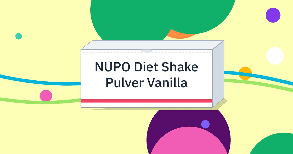 Symbolbild: Packung mit der Aufschrift NUPO Diet Shake Pulver Vanilla (PZN 20895016) – Verfügbarkeit und Bezug in Apotheken in Frankfurt am Main