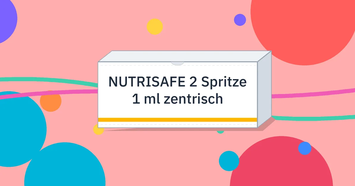 Symbolbild: Packung mit der Aufschrift NUTRISAFE 2 Spritze 1 ml zentrisch (PZN 20066136) – Verfügbarkeit und Bezug in Apotheken in Frankfurt am Main