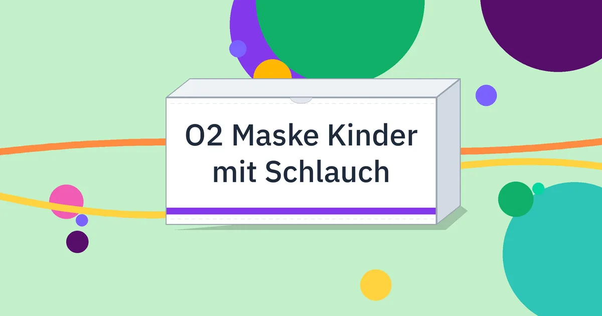 Symbolbild: Packung mit der Aufschrift O2 Maske Kinder mit Schlauch (PZN 09378993) – Verfügbarkeit und Bezug in Apotheken in Frankfurt am Main