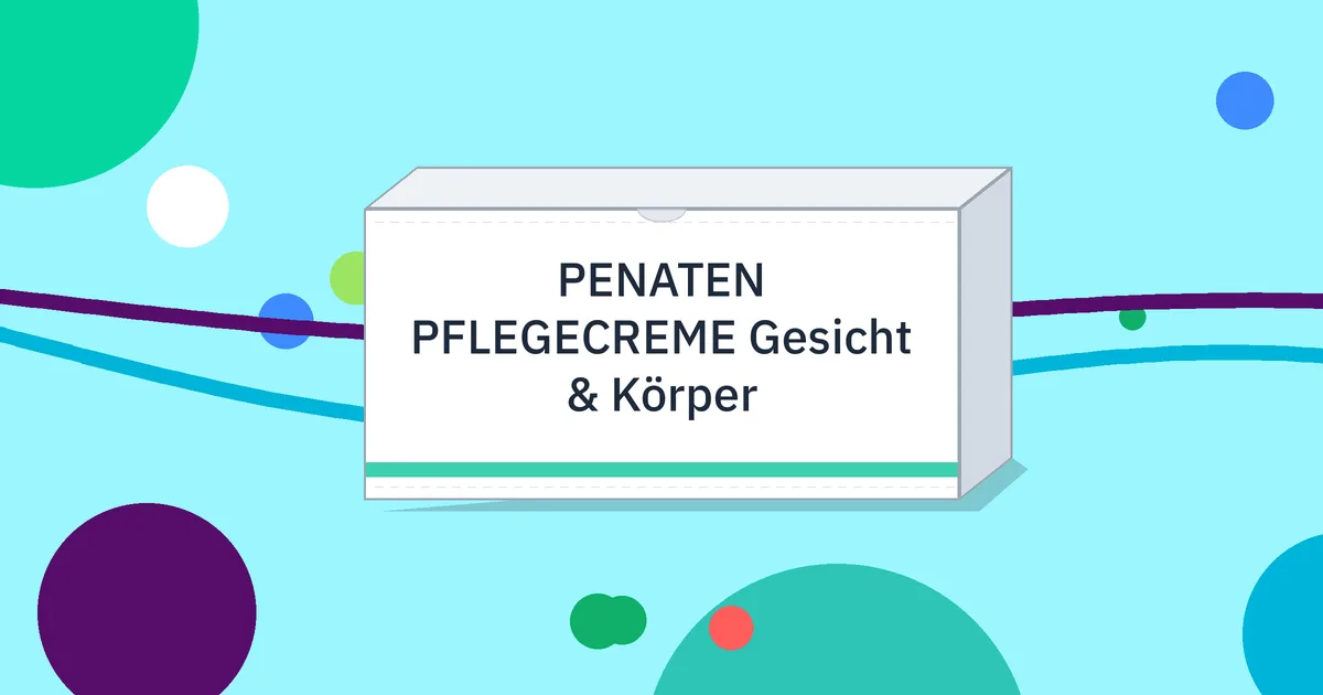 Symbolbild: Packung mit der Aufschrift PENATEN PFLEGECREME Gesicht & Körper (PZN 11543117) – Verfügbarkeit und Bezug in Apotheken in Frankfurt am Main