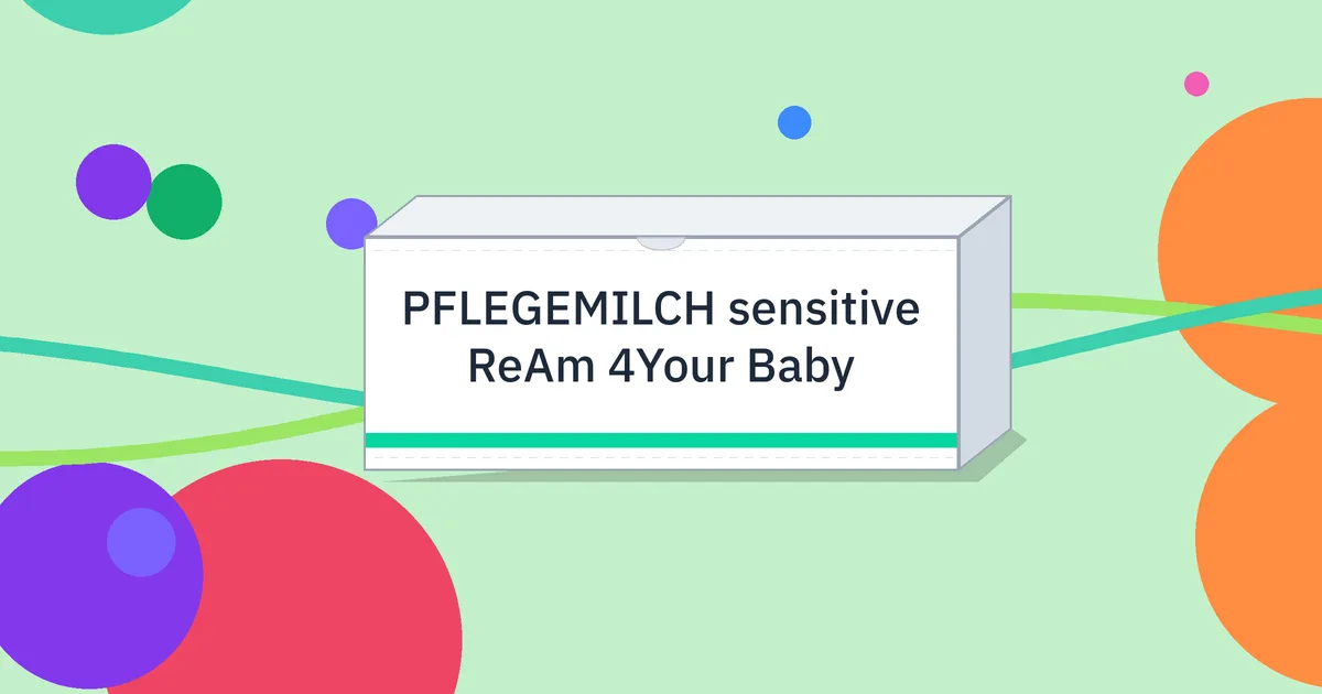 Symbolbild: Packung mit der Aufschrift PFLEGEMILCH sensitive ReAm 4Your Baby (PZN 13514522) – Verfügbarkeit und Bezug in Apotheken in Frankfurt am Main