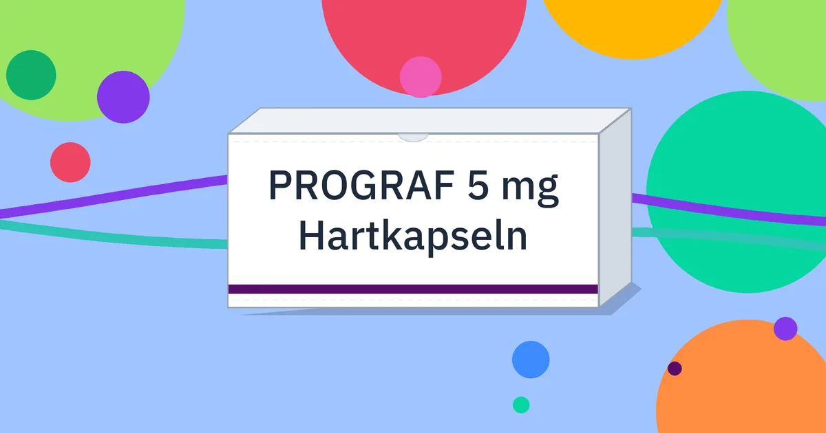Symbolbild: Packung mit der Aufschrift PROGRAF 5 mg Hartkapseln (PZN 00746952) – Verfügbarkeit und Bezug in Apotheken in Frankfurt am Main