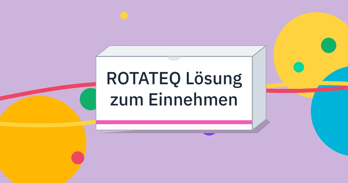 Symbolbild: Packung mit der Aufschrift ROTATEQ Lösung zum Einnehmen (PZN 18046764) – Verfügbarkeit und Bezug in Apotheken in Frankfurt am Main