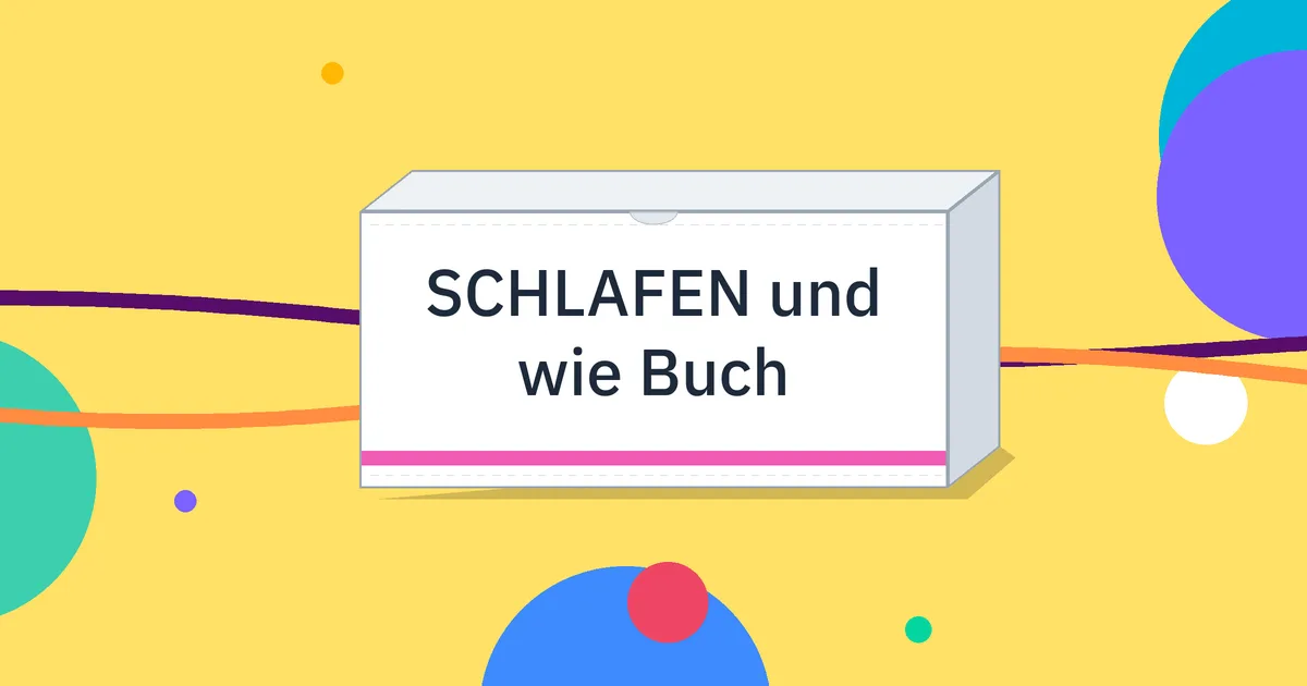 Symbolbild: Packung mit der Aufschrift SCHLAFEN und wie Buch (PZN 16617205) – Verfügbarkeit und Bezug in Apotheken in Frankfurt am Main