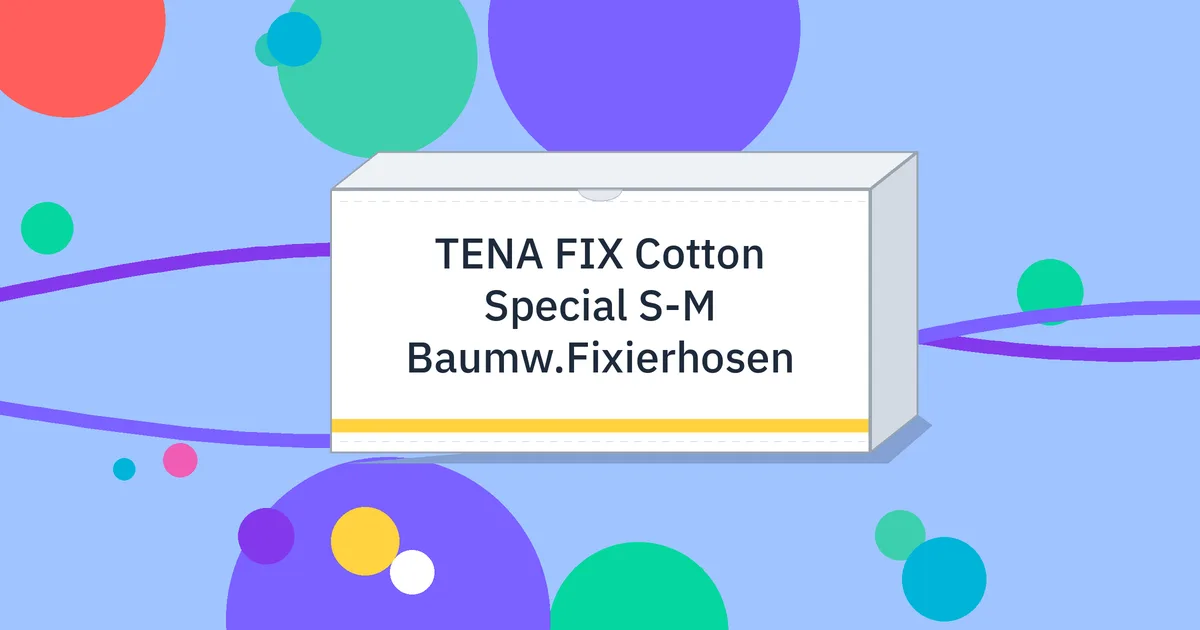 Symbolbild: Packung mit der Aufschrift TENA FIX Cotton Special S-M Baumw.Fixierhosen (PZN 00327020) – Verfügbarkeit und Bezug in Apotheken in Frankfurt am Main