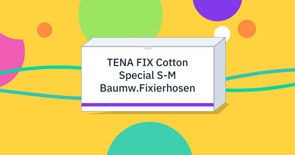 Symbolbild: Packung mit der Aufschrift TENA FIX Cotton Special S-M Baumw.Fixierhosen (PZN 00327014) – Verfügbarkeit und Bezug in Apotheken in Frankfurt am Main