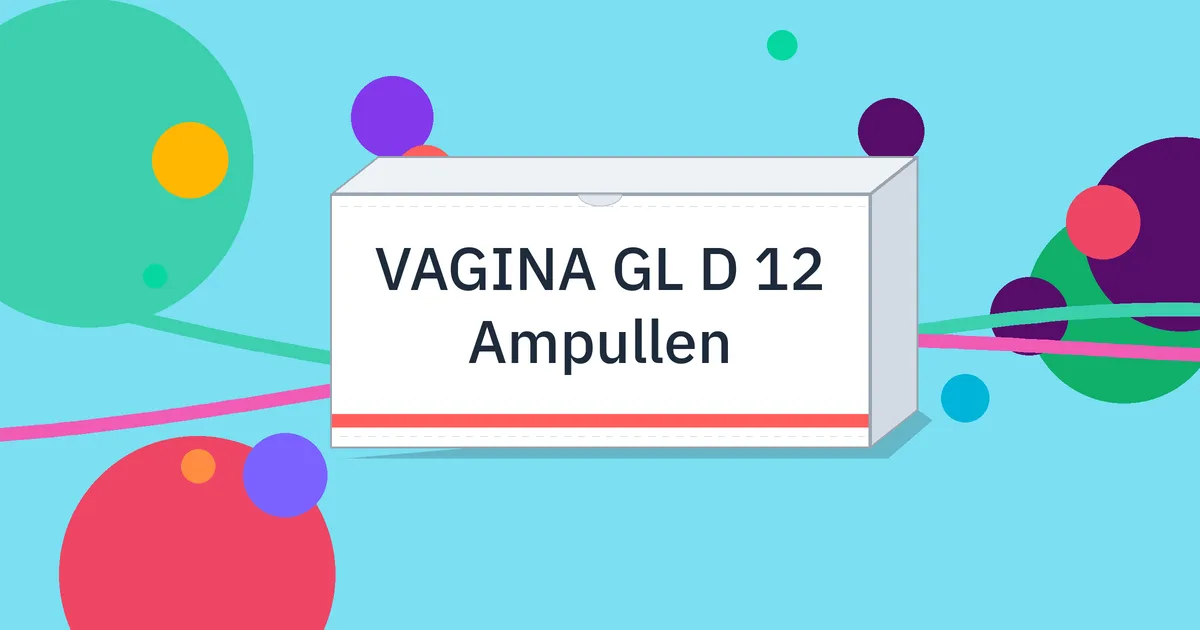 Symbolbild: Packung mit der Aufschrift VAGINA GL D 12 Ampullen (PZN 03789583) – Verfügbarkeit und Bezug in Apotheken in Frankfurt am Main