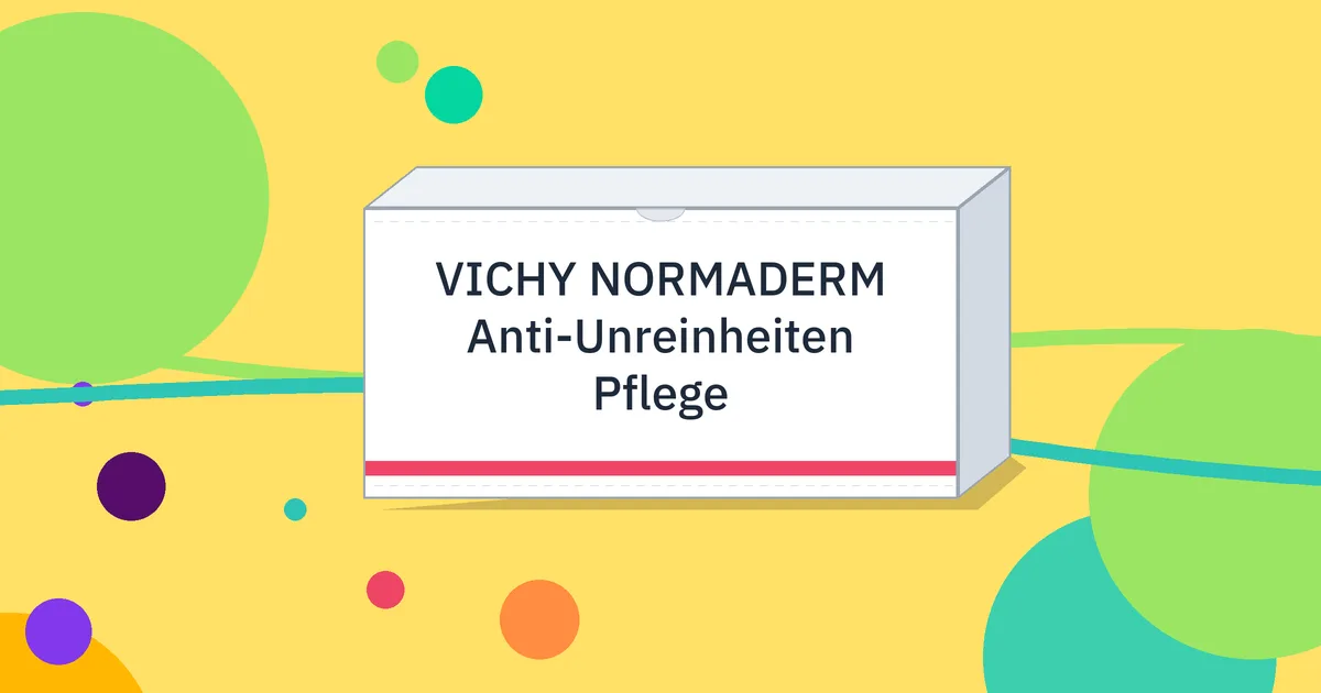 Symbolbild: Packung mit der Aufschrift VICHY NORMADERM Anti-Unreinheiten Pflege (PZN 14333202) – Verfügbarkeit und Bezug in Apotheken in Frankfurt am Main