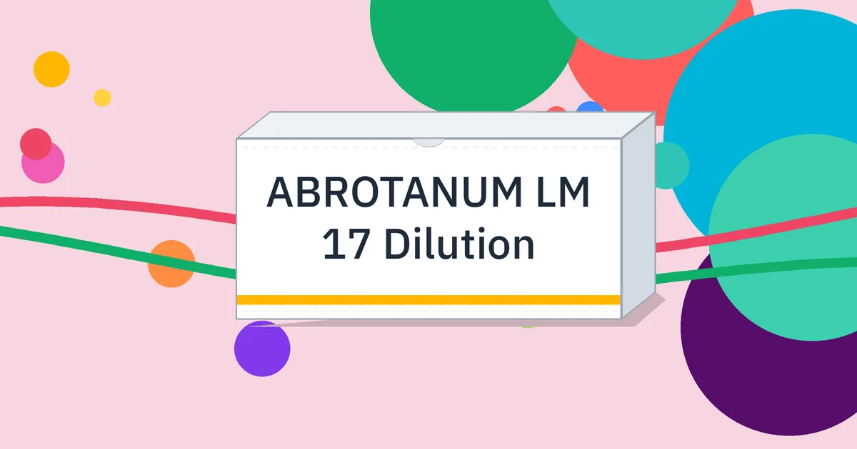 Symbolbild: Packung mit der Aufschrift ABROTANUM LM 17 Dilution (PZN 12750700) – Verfügbarkeit und Bezug in Apotheken in Frankfurt am Main