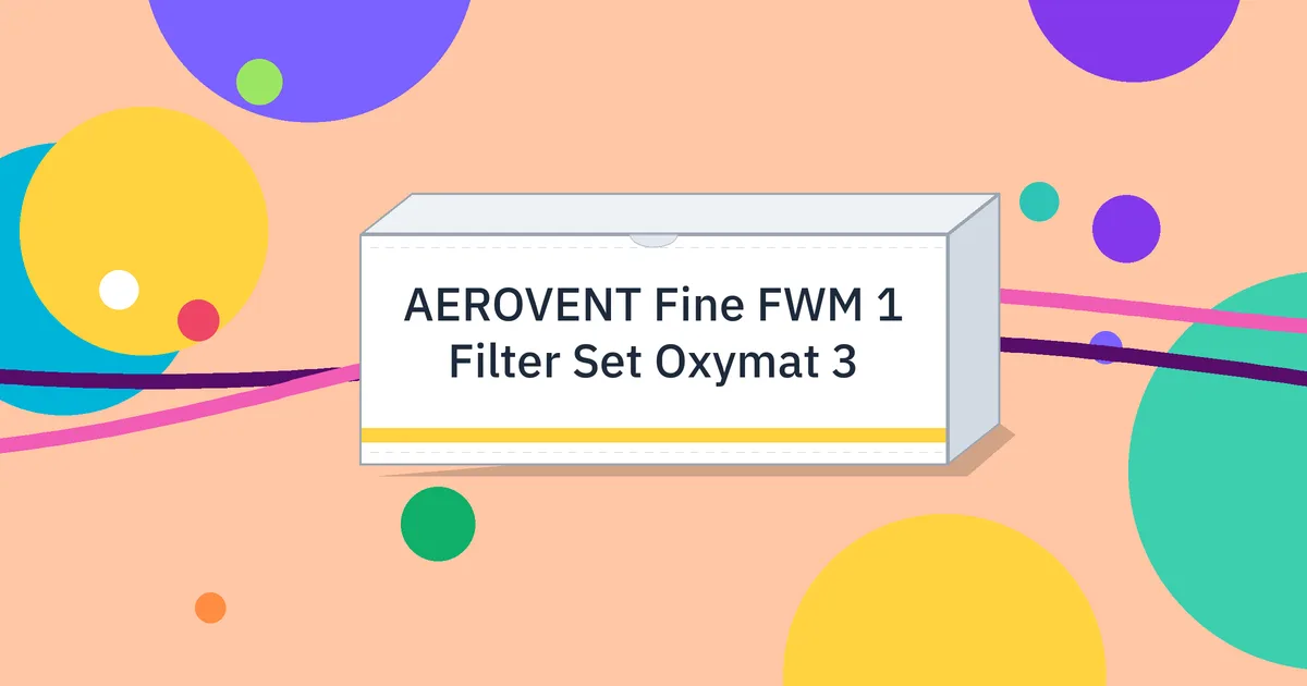 Symbolbild: Packung mit der Aufschrift AEROVENT Fine FWM 1 Filter Set Oxymat 3 (PZN 01076330) – Verfügbarkeit und Bezug in Apotheken in Frankfurt am Main