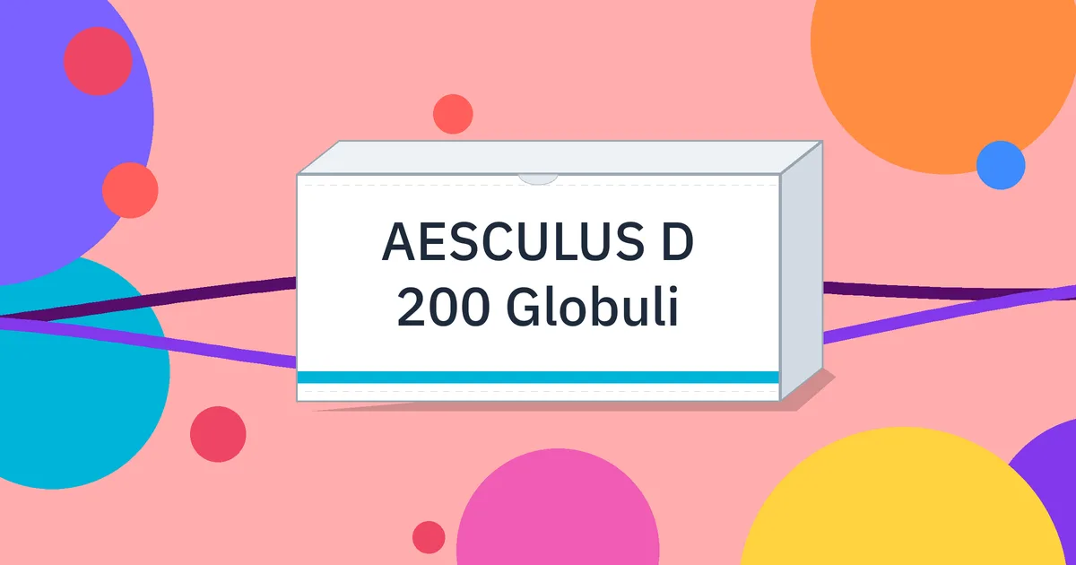 Symbolbild: Packung mit der Aufschrift AESCULUS D 200 Globuli (PZN 00907208) – Verfügbarkeit und Bezug in Apotheken in Frankfurt am Main