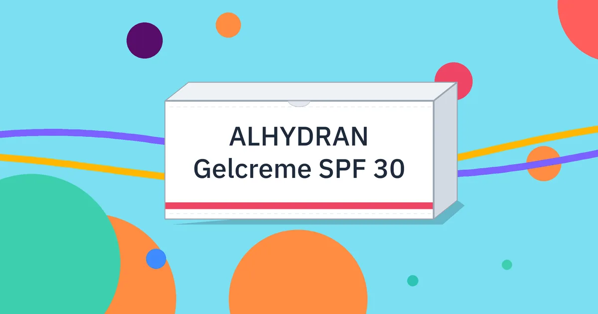 Symbolbild: Packung mit der Aufschrift ALHYDRAN Gelcreme SPF 30 (PZN 11592653) – Verfügbarkeit und Bezug in Apotheken in Frankfurt am Main