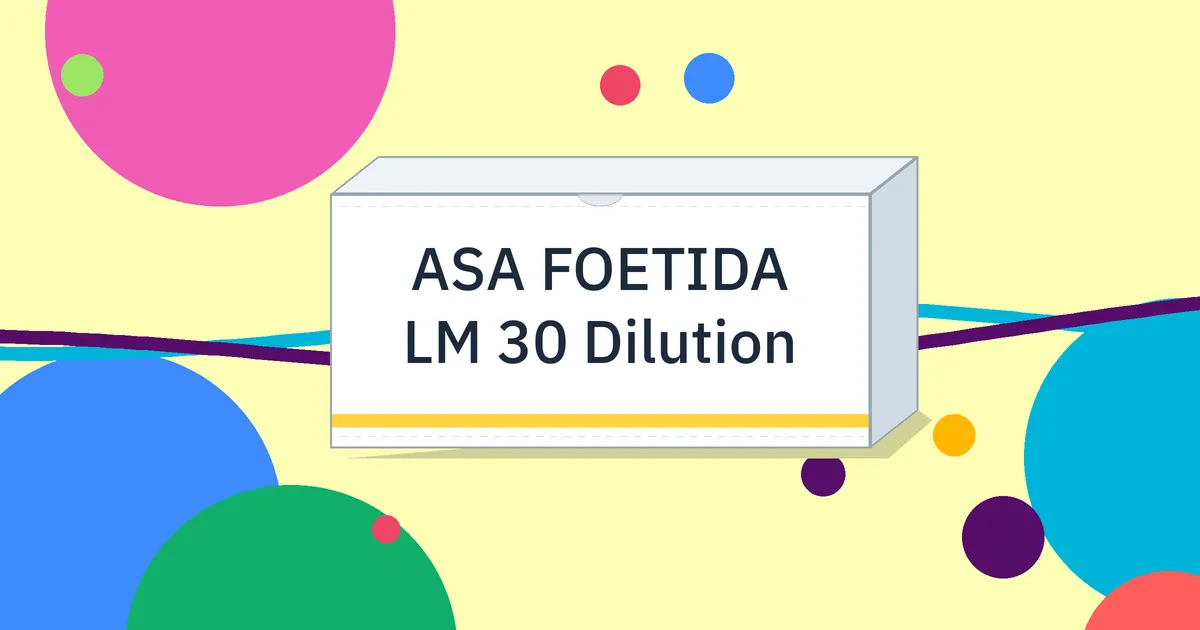 Symbolbild: Packung mit der Aufschrift ASA FOETIDA LM 30 Dilution (PZN 06921221) – Verfügbarkeit und Bezug in Apotheken in Frankfurt am Main