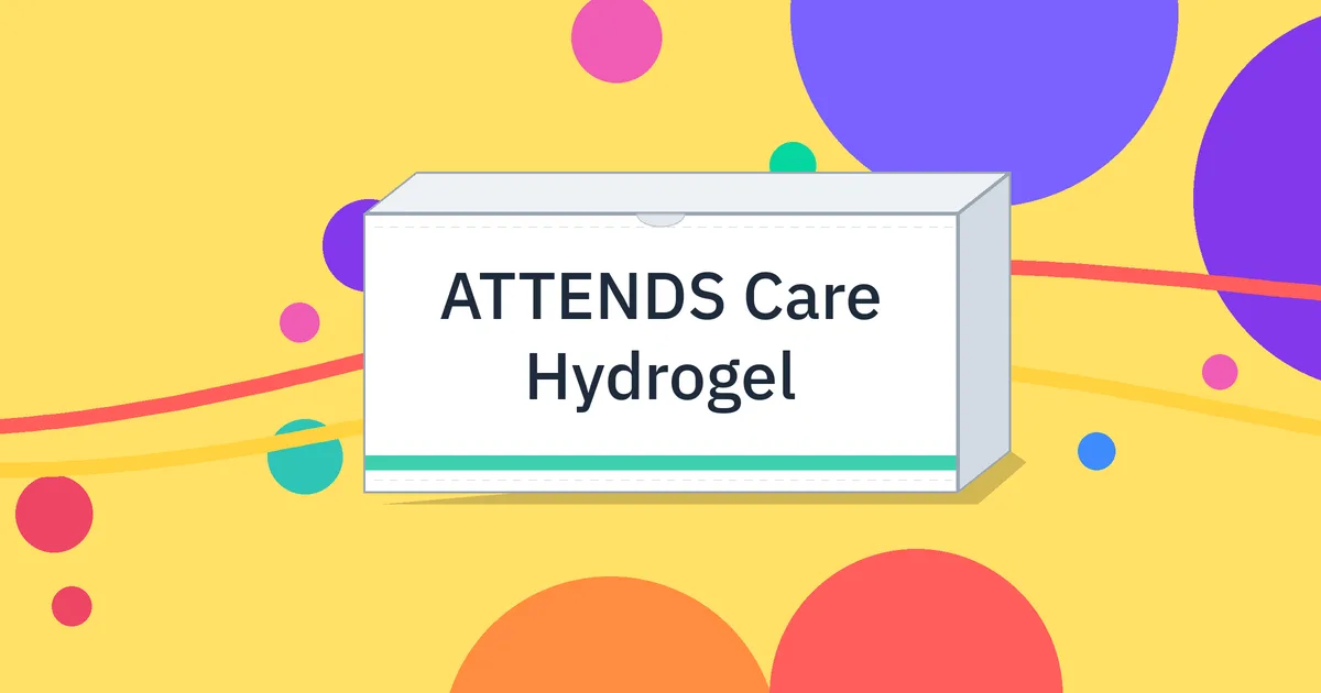 Symbolbild: Packung mit der Aufschrift ATTENDS Care Hydrogel (PZN 09335653) – Verfügbarkeit und Bezug in Apotheken in Frankfurt am Main