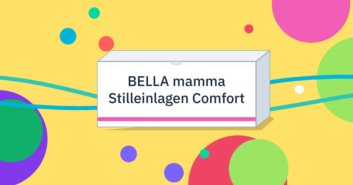 Symbolbild: Packung mit der Aufschrift BELLA mamma Stilleinlagen Comfort (PZN 16327217) – Verfügbarkeit und Bezug in Apotheken in Frankfurt am Main