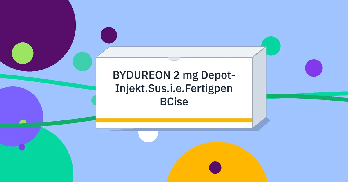 Symbolbild: Packung mit der Aufschrift BYDUREON 2 mg Depot-Injekt.Sus.i.e.Fertigpen BCise (PZN 16015558) – Verfügbarkeit und Bezug in Apotheken in Frankfurt am Main