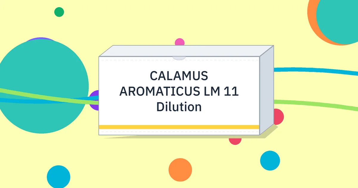 Symbolbild: Packung mit der Aufschrift CALAMUS AROMATICUS LM 11 Dilution (PZN 13404638) – Verfügbarkeit und Bezug in Apotheken in Frankfurt am Main