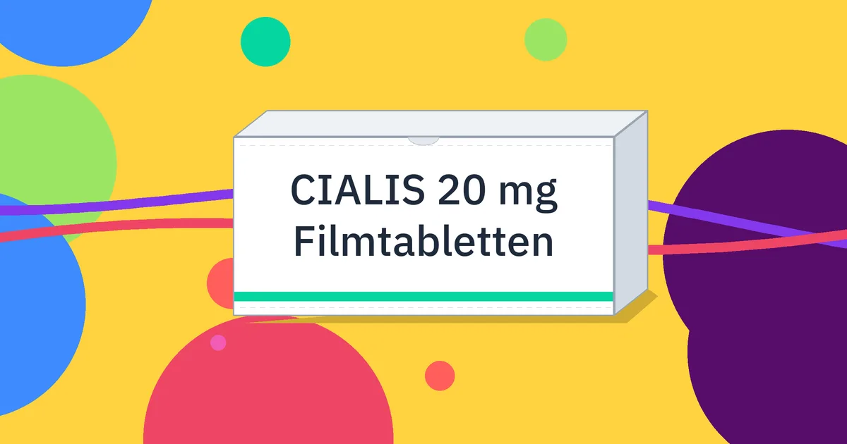 Symbolbild: Packung mit der Aufschrift CIALIS 20 mg Filmtabletten (PZN 00043423) – Verfügbarkeit und Bezug in Apotheken in Frankfurt am Main