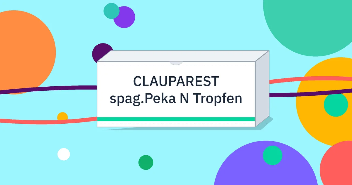 Symbolbild: Packung mit der Aufschrift CLAUPAREST spag.Peka N Tropfen (PZN 04535620) – Verfügbarkeit und Bezug in Apotheken in Frankfurt am Main
