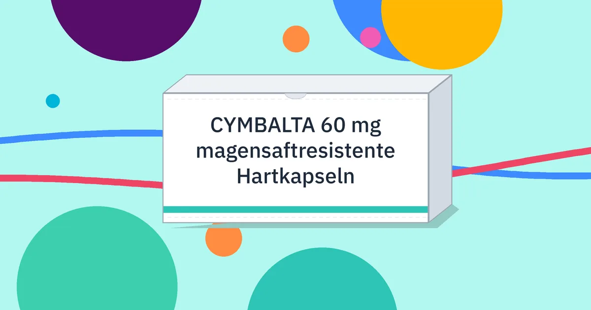 Symbolbild: Packung mit der Aufschrift CYMBALTA 60 mg magensaftresistente Hartkapseln (PZN 10005263) – Verfügbarkeit und Bezug in Apotheken in Frankfurt am Main