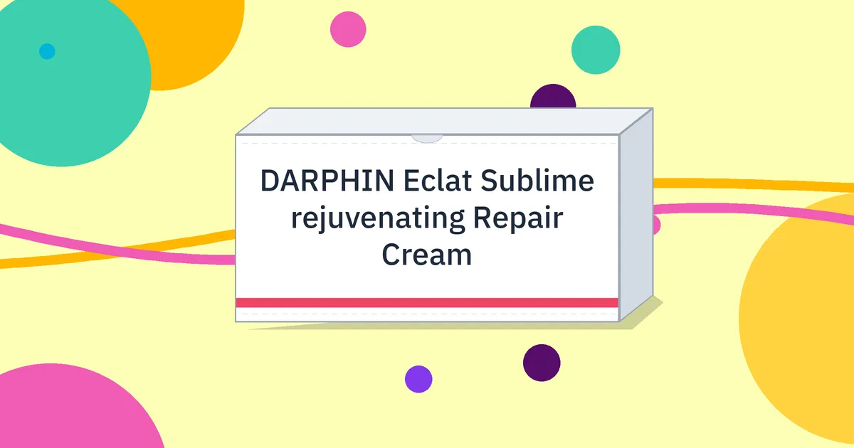 Symbolbild: Packung mit der Aufschrift DARPHIN Eclat Sublime rejuvenating Repair Cream (PZN 19631476) – Verfügbarkeit und Bezug in Apotheken in Frankfurt am Main