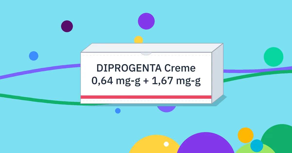 Symbolbild: Packung mit der Aufschrift DIPROGENTA Creme 0,64 mg-g + 1,67 mg-g (PZN 16754095) – Verfügbarkeit und Bezug in Apotheken in Frankfurt am Main