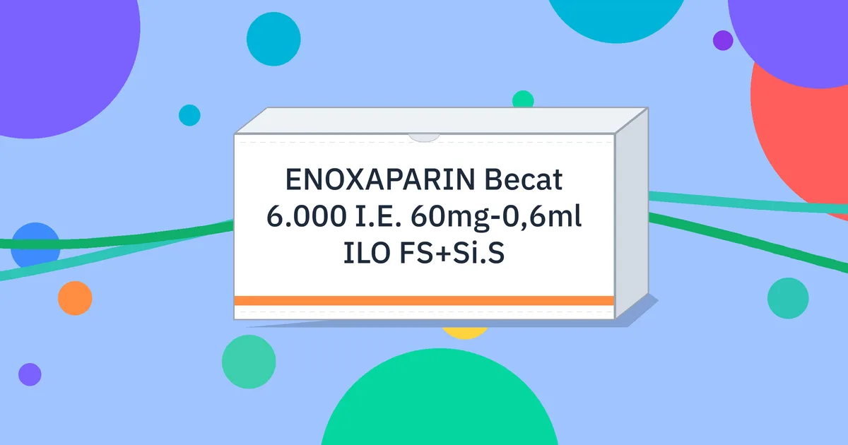 Symbolbild: Packung mit der Aufschrift ENOXAPARIN Becat 6.000 I.E. 60mg-0,6ml ILO FS+Si.S (PZN 14243798) – Verfügbarkeit und Bezug in Apotheken in Frankfurt am Main