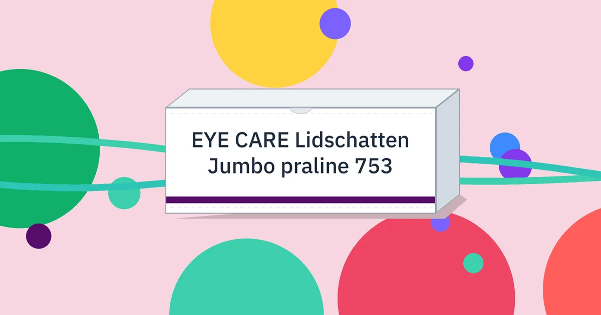 Symbolbild: Packung mit der Aufschrift EYE CARE Lidschatten Jumbo praline 753 (PZN 10529210) – Verfügbarkeit und Bezug in Apotheken in Frankfurt am Main