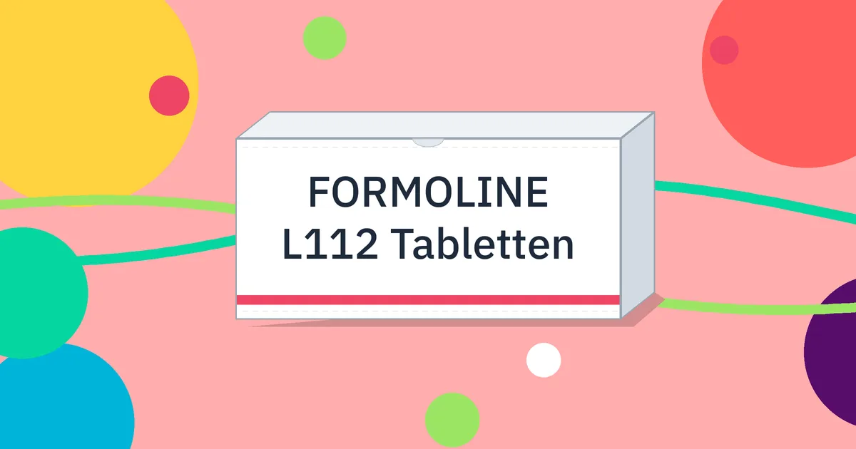 Symbolbild: Packung mit der Aufschrift FORMOLINE L112 Tabletten (PZN 01366335) – Verfügbarkeit und Bezug in Apotheken in Frankfurt am Main