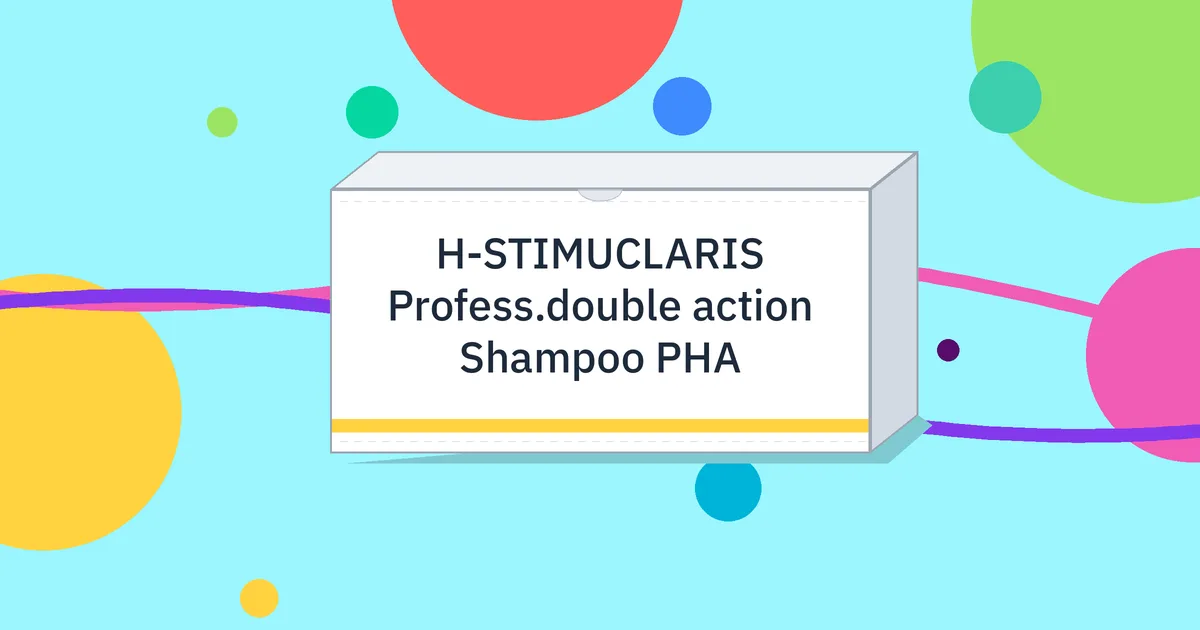 Symbolbild: Packung mit der Aufschrift H-STIMUCLARIS Profess.double action Shampoo PHA (PZN 16390842) – Verfügbarkeit und Bezug in Apotheken in Frankfurt am Main