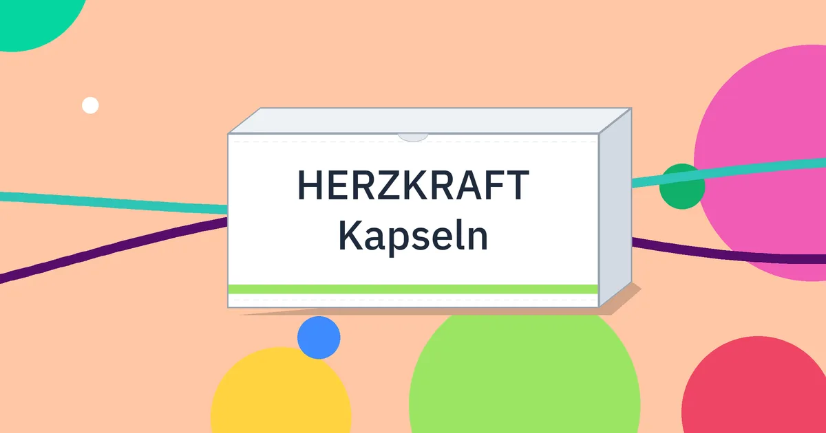 Symbolbild: Packung mit der Aufschrift HERZKRAFT Kapseln (PZN 14447093) – Verfügbarkeit und Bezug in Apotheken in Frankfurt am Main