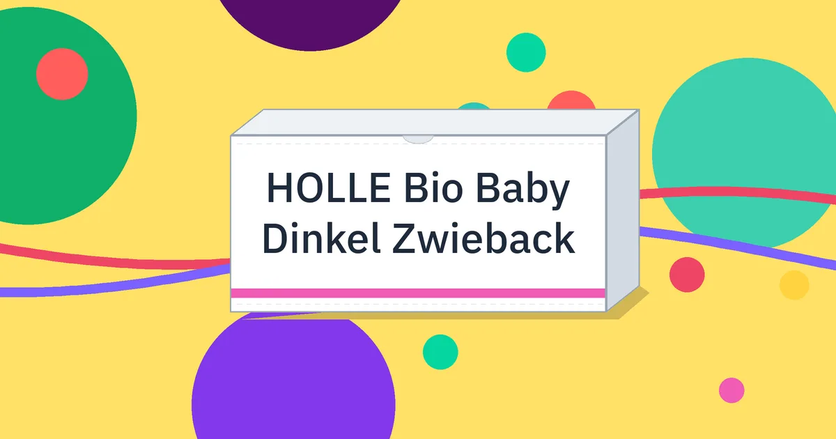 Symbolbild: Packung mit der Aufschrift HOLLE Bio Baby Dinkel Zwieback (PZN 03706901) – Verfügbarkeit und Bezug in Apotheken in Frankfurt am Main