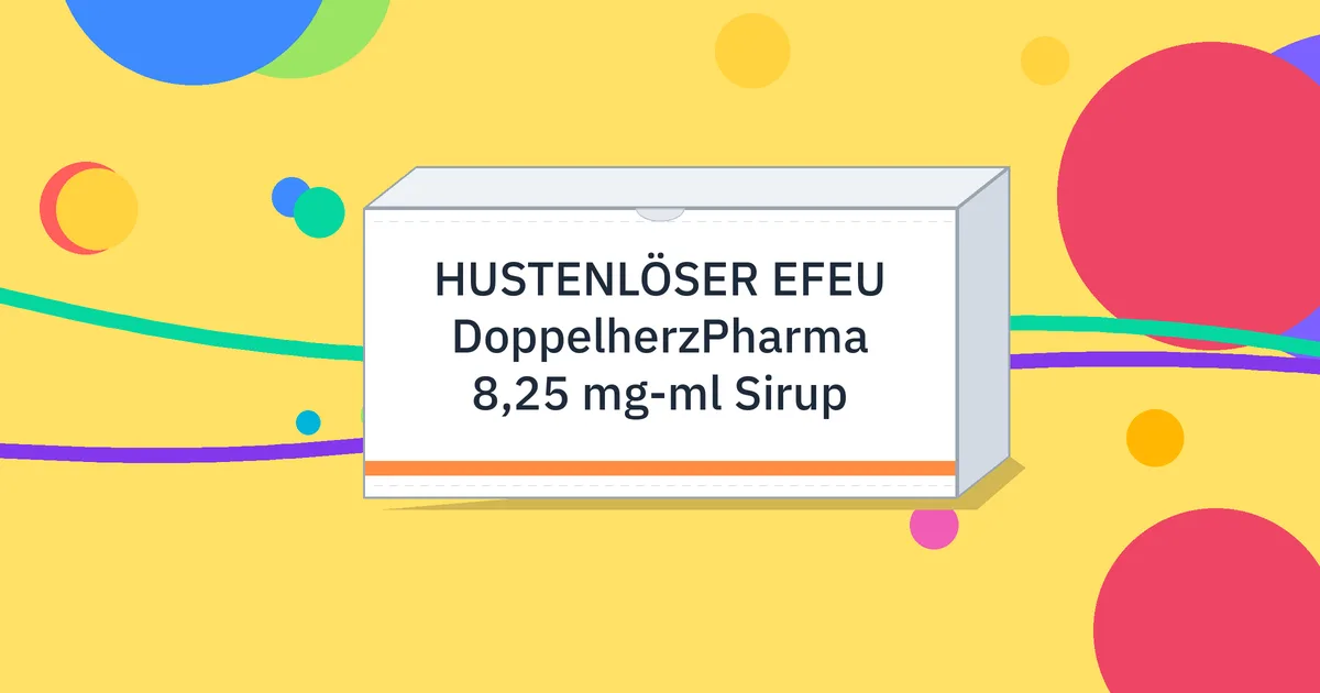 Symbolbild: Packung mit der Aufschrift HUSTENLÖSER EFEU DoppelherzPharma 8,25 mg-ml Sirup (PZN 18186407) – Verfügbarkeit und Bezug in Apotheken in Frankfurt am Main