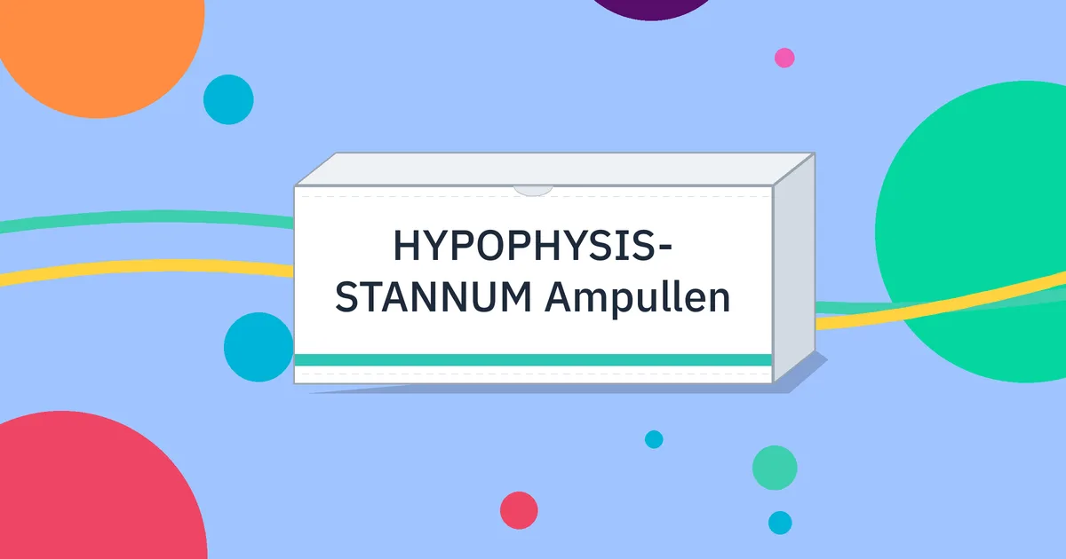 Symbolbild: Packung mit der Aufschrift HYPOPHYSIS-STANNUM Ampullen (PZN 01751607) – Verfügbarkeit und Bezug in Apotheken in Frankfurt am Main