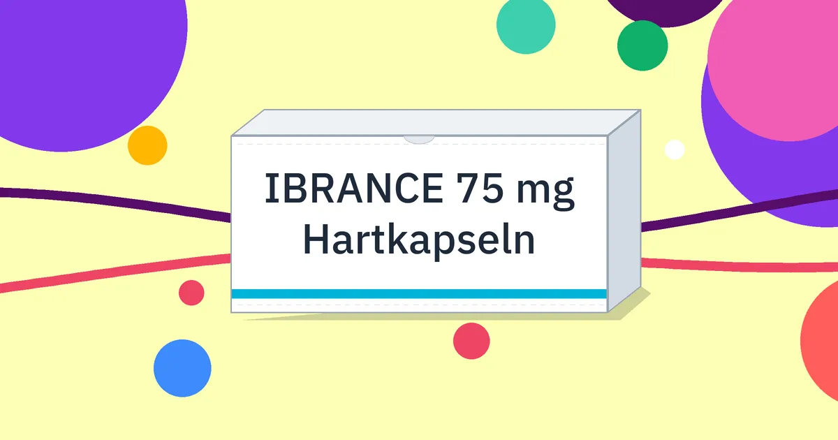 Symbolbild: Packung mit der Aufschrift IBRANCE 75 mg Hartkapseln (PZN 16786267) – Verfügbarkeit und Bezug in Apotheken in Frankfurt am Main