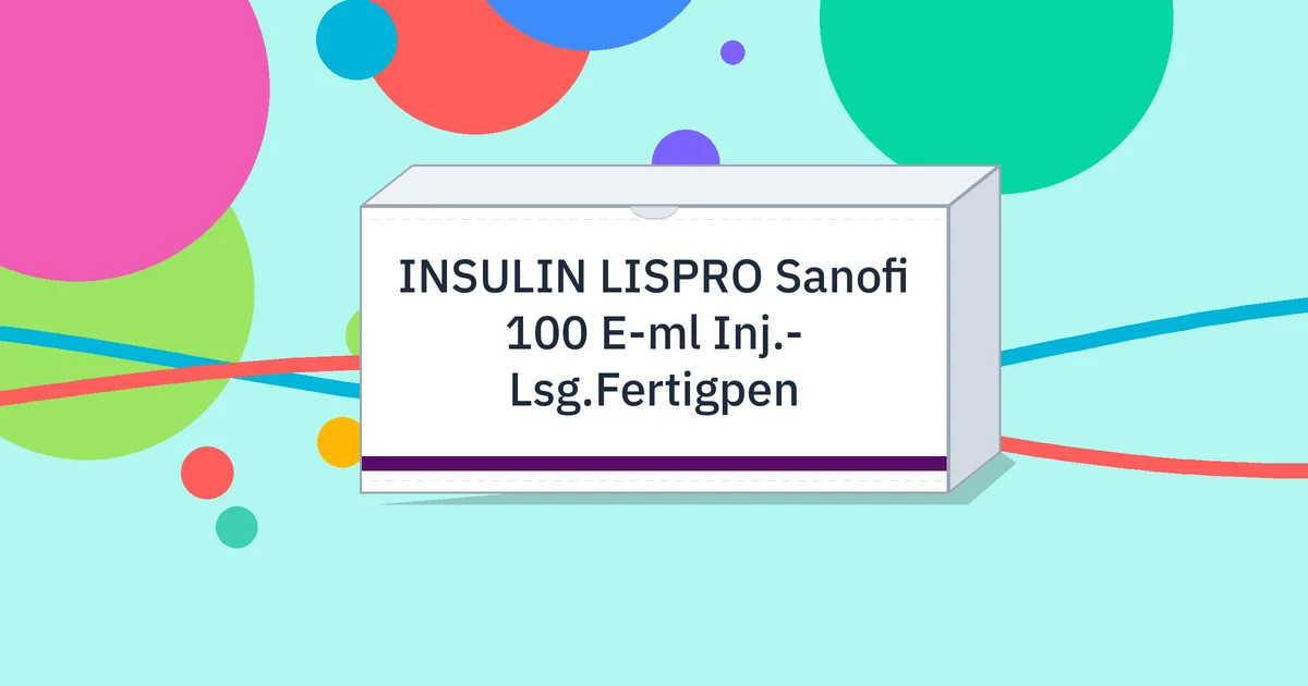Symbolbild: Packung mit der Aufschrift INSULIN LISPRO Sanofi 100 E-ml Inj.-Lsg.Fertigpen (PZN 15560294) – Verfügbarkeit und Bezug in Apotheken in Frankfurt am Main