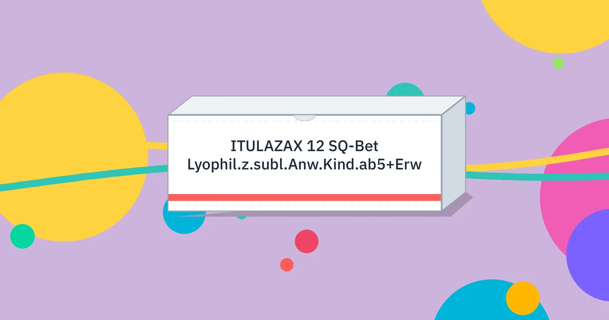 Symbolbild: Packung mit der Aufschrift ITULAZAX 12 SQ-Bet Lyophil.z.subl.Anw.Kind.ab5+Erw (PZN 20082589) – Verfügbarkeit und Bezug in Apotheken in Frankfurt am Main