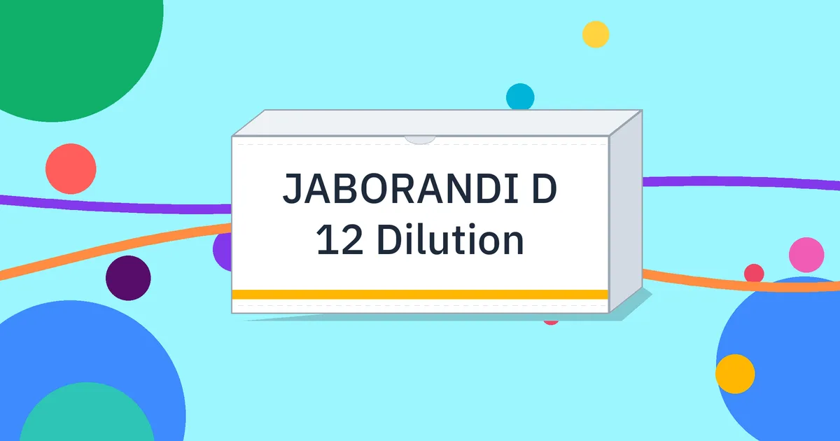 Symbolbild: Packung mit der Aufschrift JABORANDI D 12 Dilution (PZN 07170633) – Verfügbarkeit und Bezug in Apotheken in Frankfurt am Main